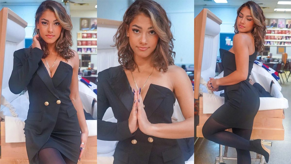 Influencer posa con la bara del papà: pioggia di critiche e profilo rimosso