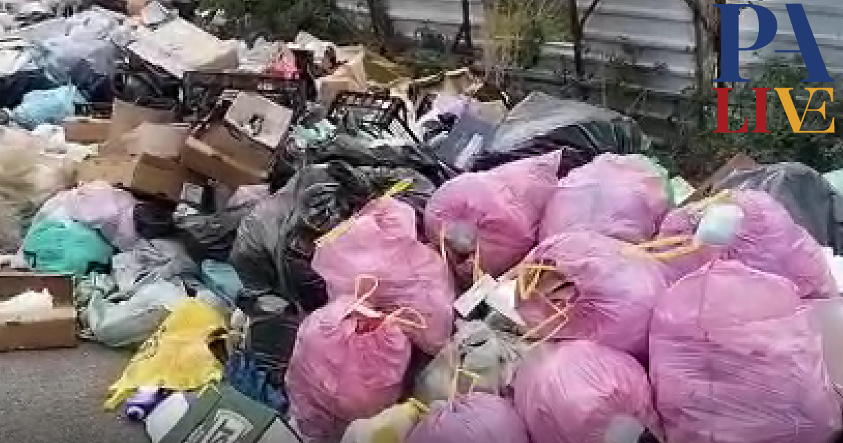 Palermo ancora troppo sporca, scia di rifiuti in Stradella Riserva Reale | VIDEO - PalermoLive.it