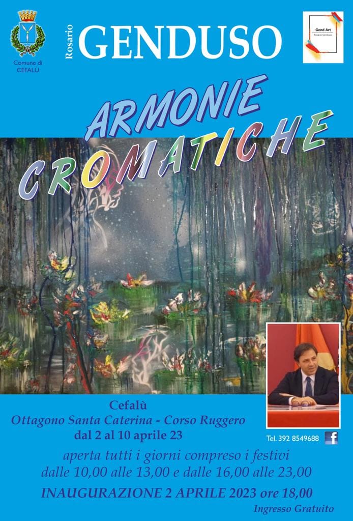 Le "Armonie cromatiche" di Rosario Genduso a Cefalù