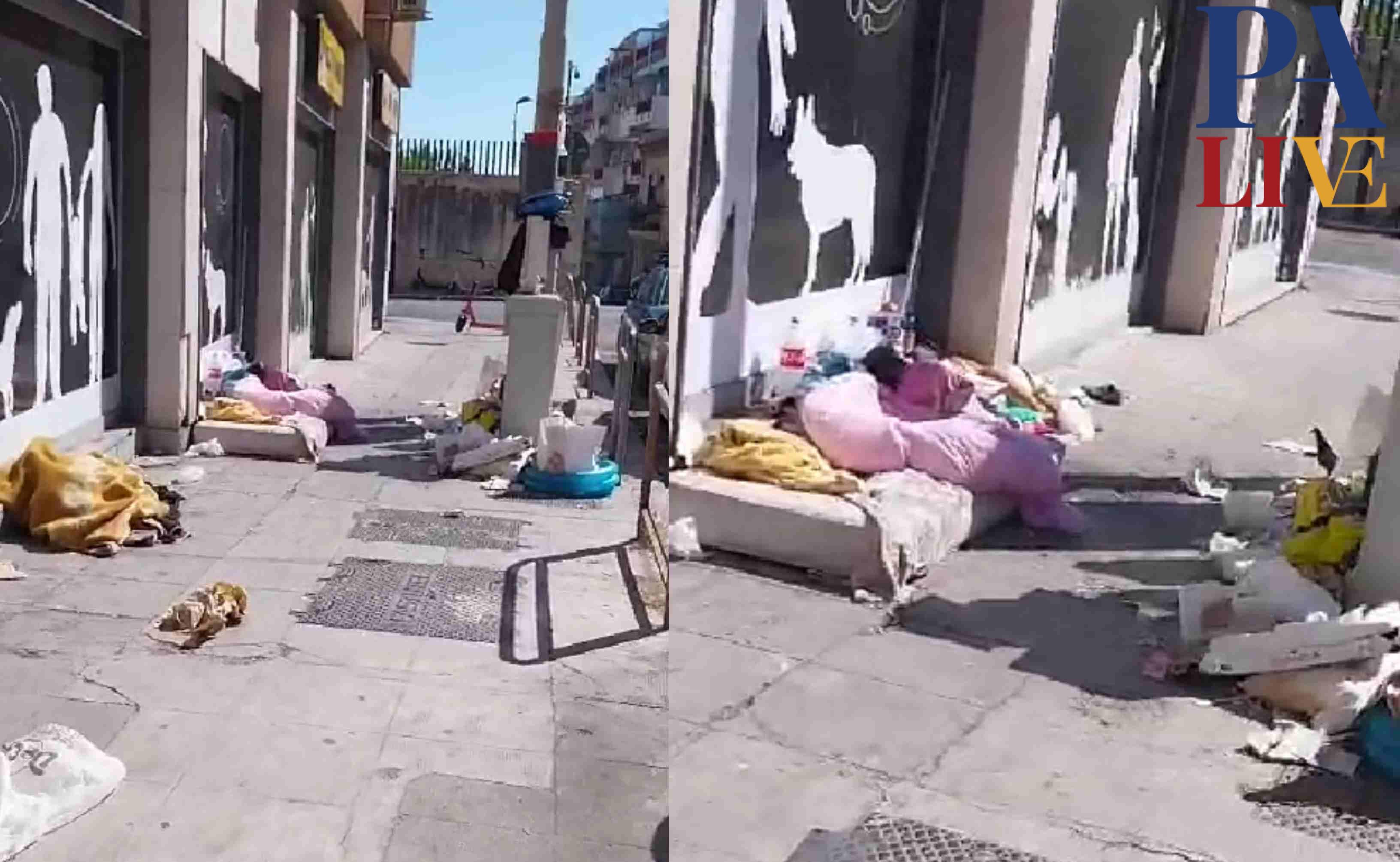 Via Bergamo, l'angolo del degrado per un clochard: "È una persona ...