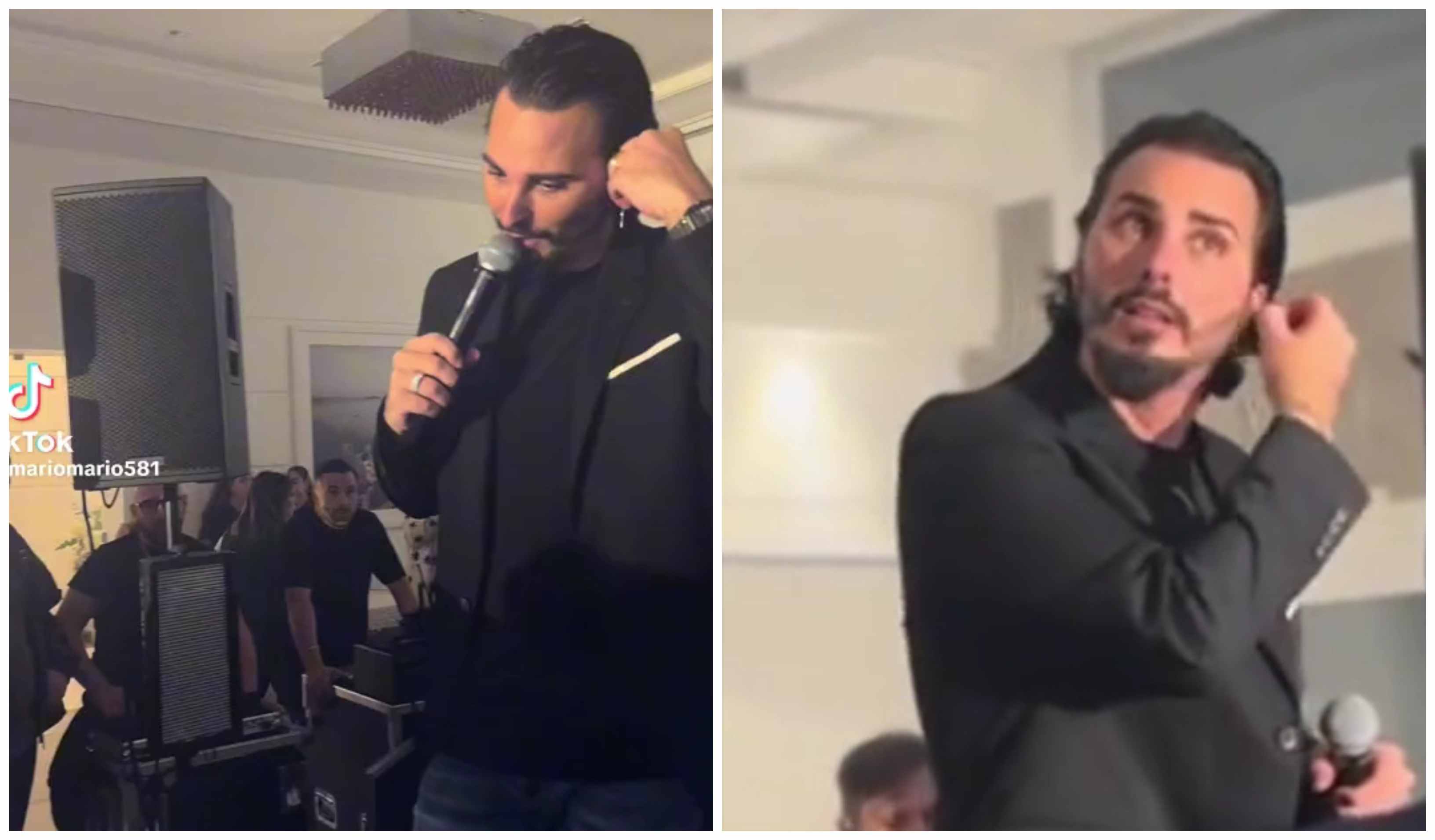 Tony Colombo, l'esibizione al matrimonio del tiktoker poco prima dell ...