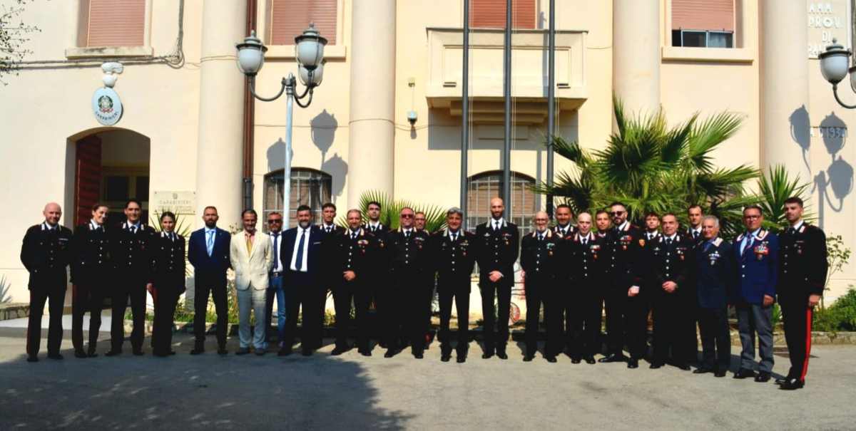 Carabinieri, generale Del Monaco visita la Compagnia di Corleone